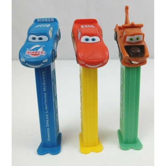 PEZ | Toys | Vtg Disney Cars Lot Of 3 Pez Dispensers 2 Different ...